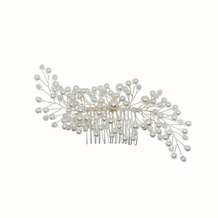 Bridal Pearl Hair Comb | Pearl Hair Accessories For Weddings | Knot Me ...